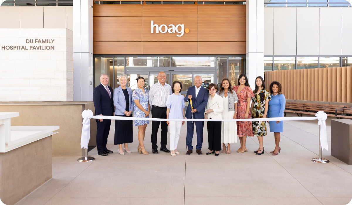 Ribbon Cutting Celebrates Entrance to Du Family Hospital Pavilion on ...